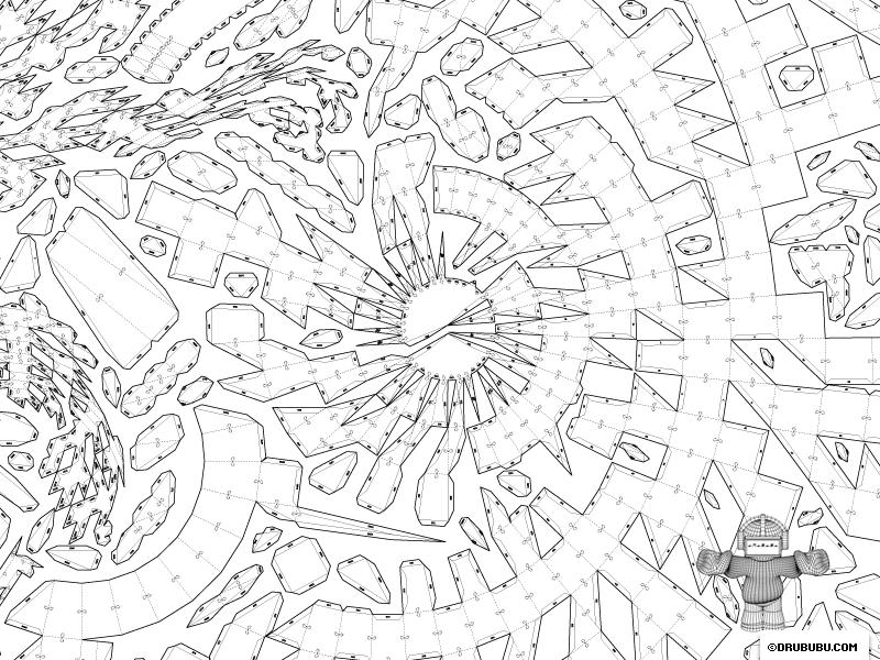 papercraft, unfolding 3D